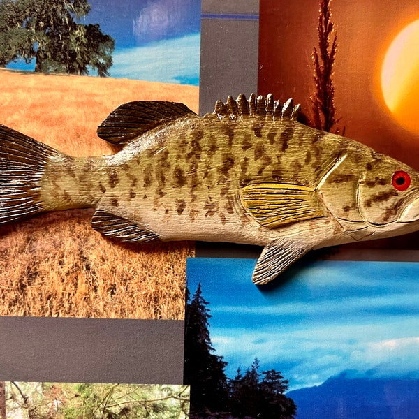 Painted Wood Fish - Etsy