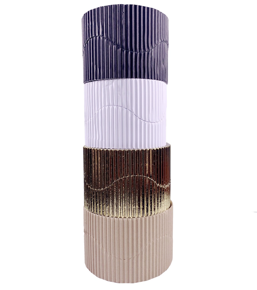 Pack of 4 Neutral Display Border Roll Corrugated Border Rolls in a ...