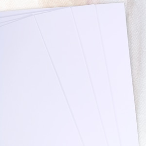 Large A2 White Card 180gsm Pack of 10 Sheets, Thin Large White Card for ...