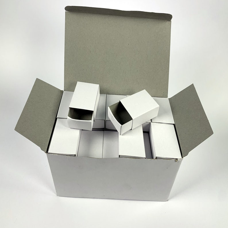 Plain White Empty Craft Matchboxes Match Boxes Set of 50 | Etsy UK