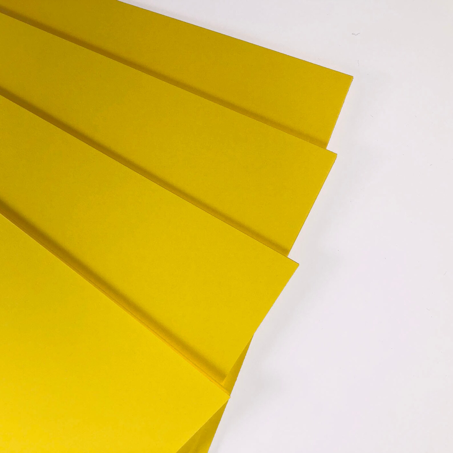 A4 Bright Yellow Card 100 Sheets Yellow Card 160gsm Coloured | Etsy