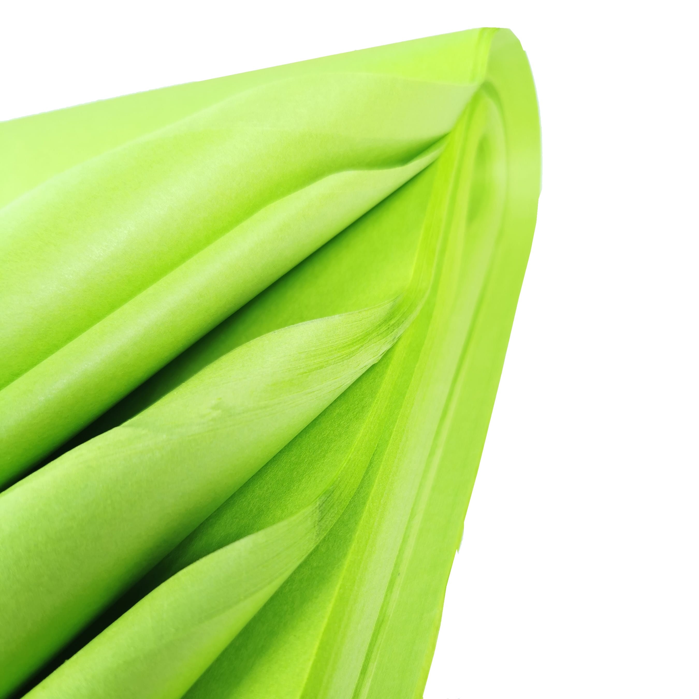 Lime Green Tissue Paper Sheets for Wrapping Large Light Green Sheets ...