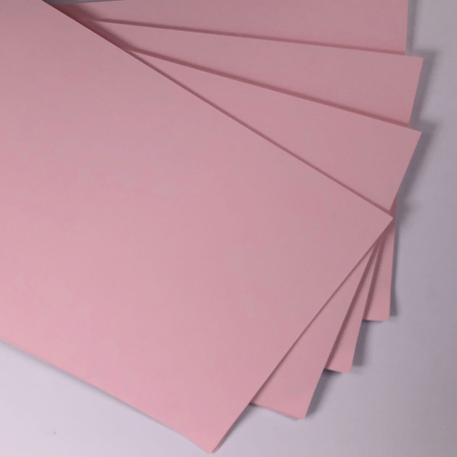 Light Pink Card A4 50 Sheets Thin Coloured Card 160gsm Baby Pink A4 ...