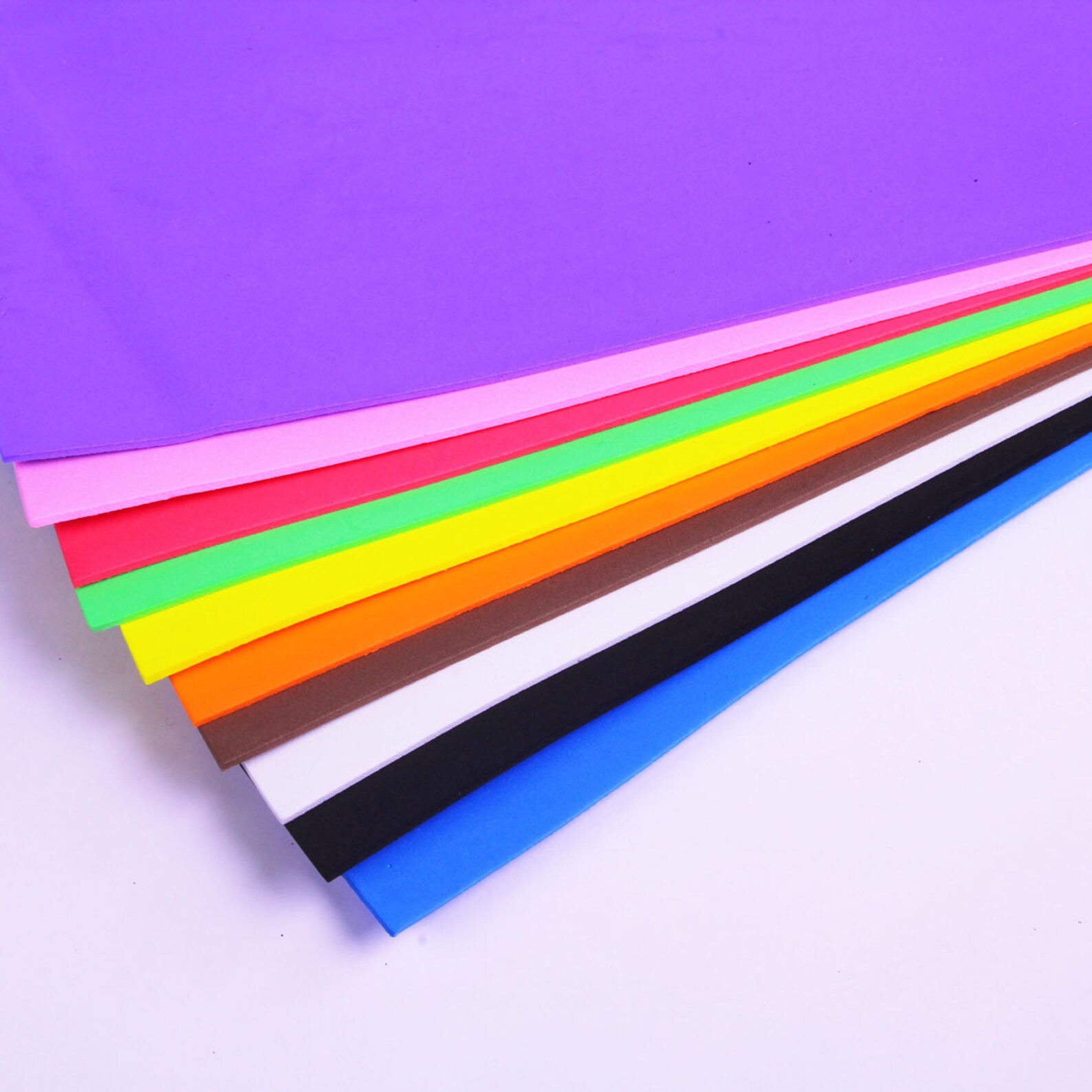 A4 Funky Foam Craft Sheets A4 Assorted Colourful Pack of 10 - Etsy UK