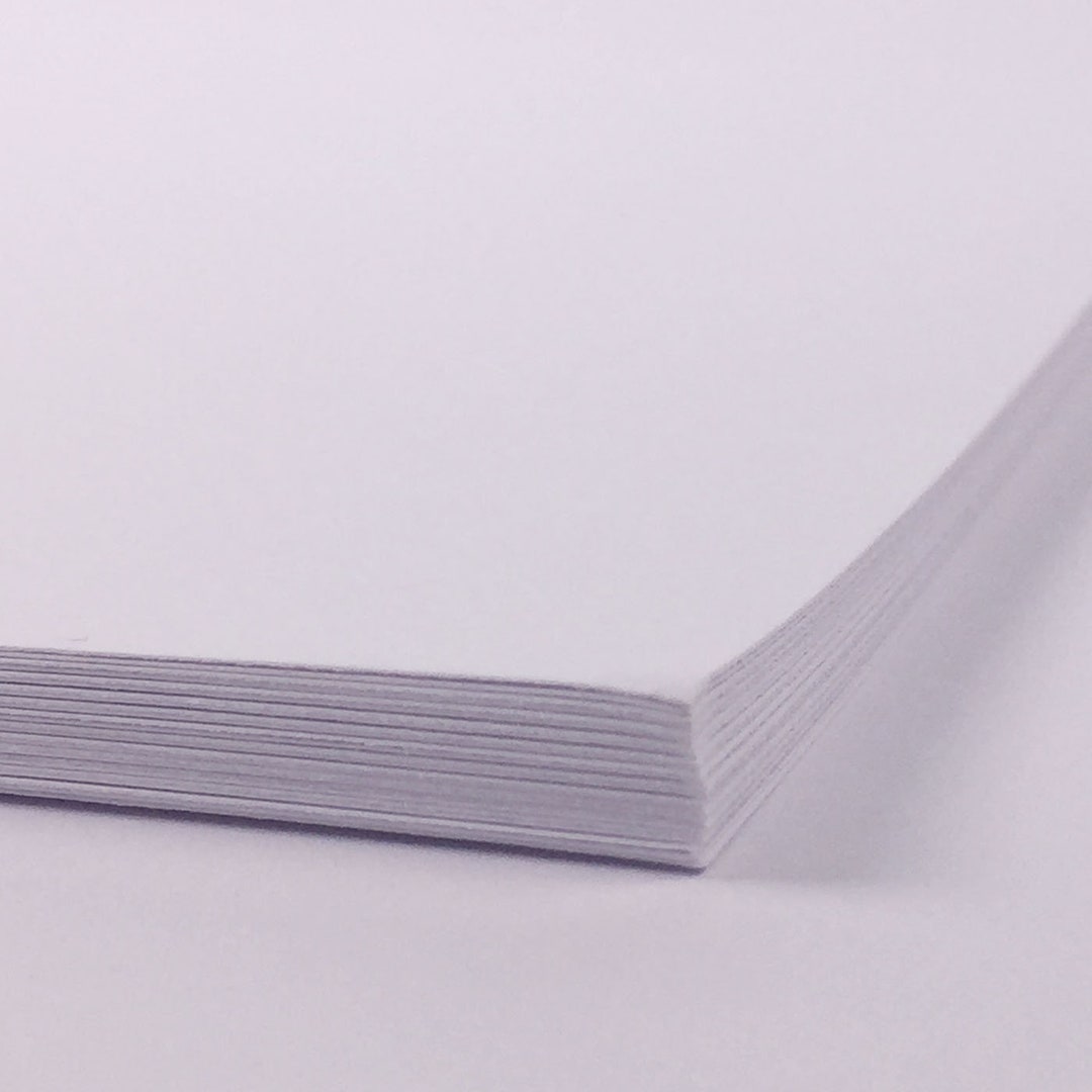 A4 Thick White Craft Card 400gsm Art Card 50 Sheets Cardstock for ...