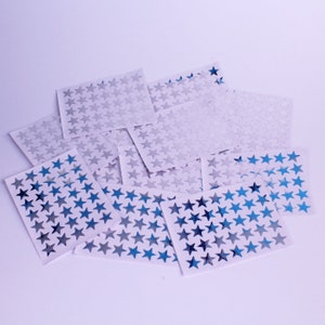 Silver Star Stickers for Kids Encouragement Well Done Encouraging Merit ...