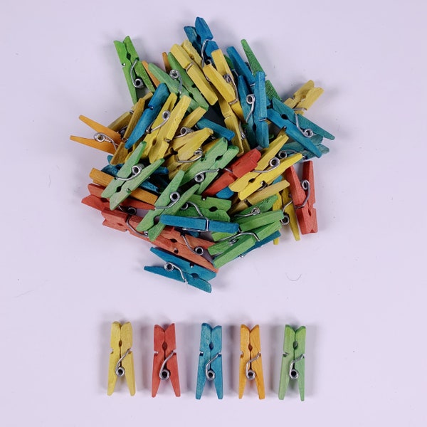 Wooden Clothes Pegs - Etsy UK