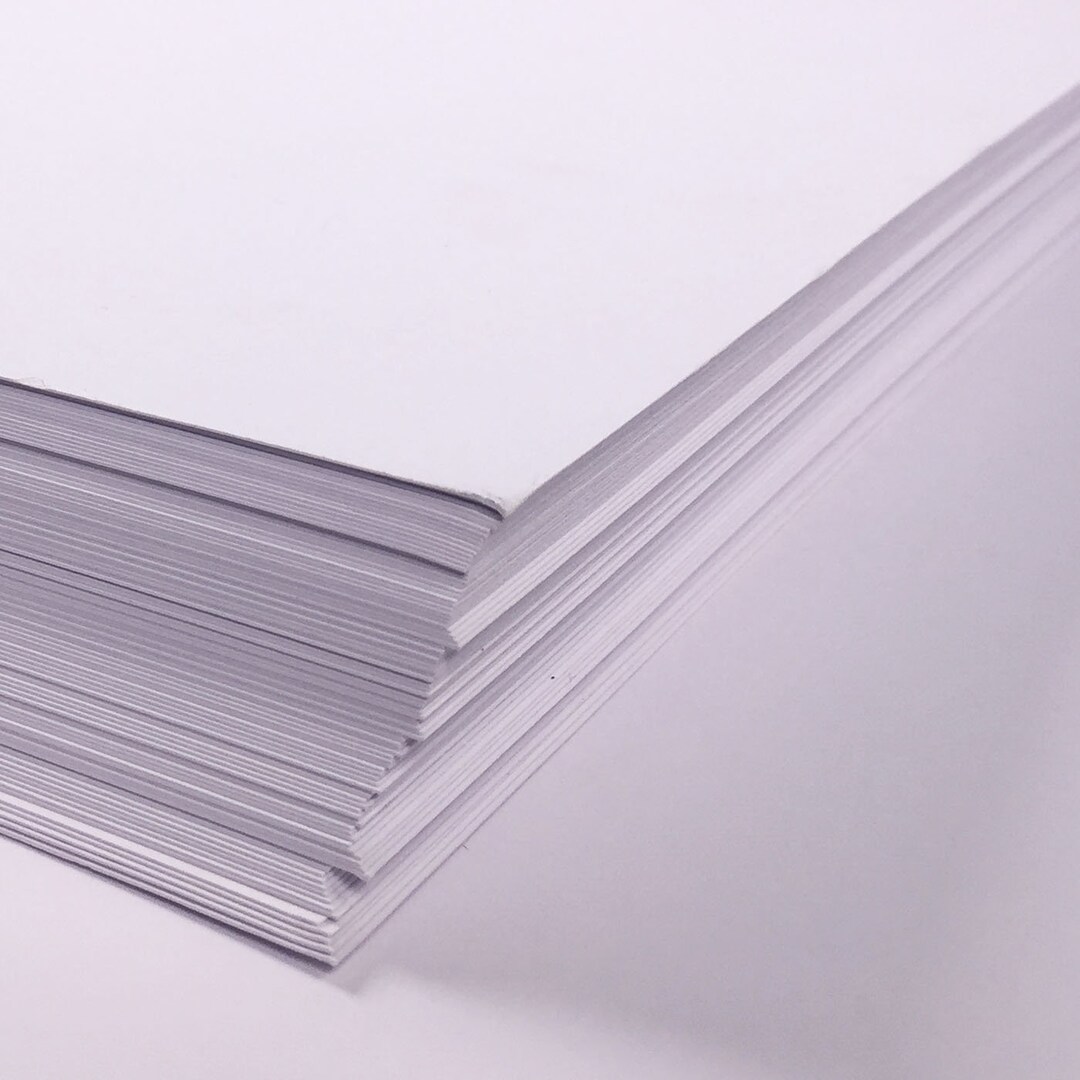 A4 White Card 250gsm Craft Card 100 Sheets Cardstock for Crafting A4 ...