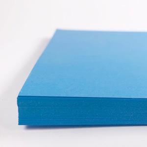 A4 Vibrant Blue Card 50 Sheets Blue Card 160gsm Coloured A4 Printer ...