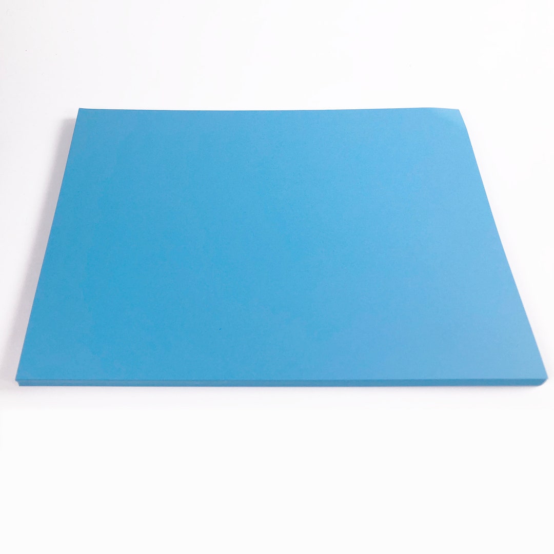 SRA2 Large Blue Card Coloured Display Card Vibrant Blue Mounting Craft ...