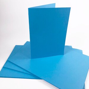 A4 Vibrant Blue Card 50 Sheets Blue Card 160gsm Coloured A4 Printer ...