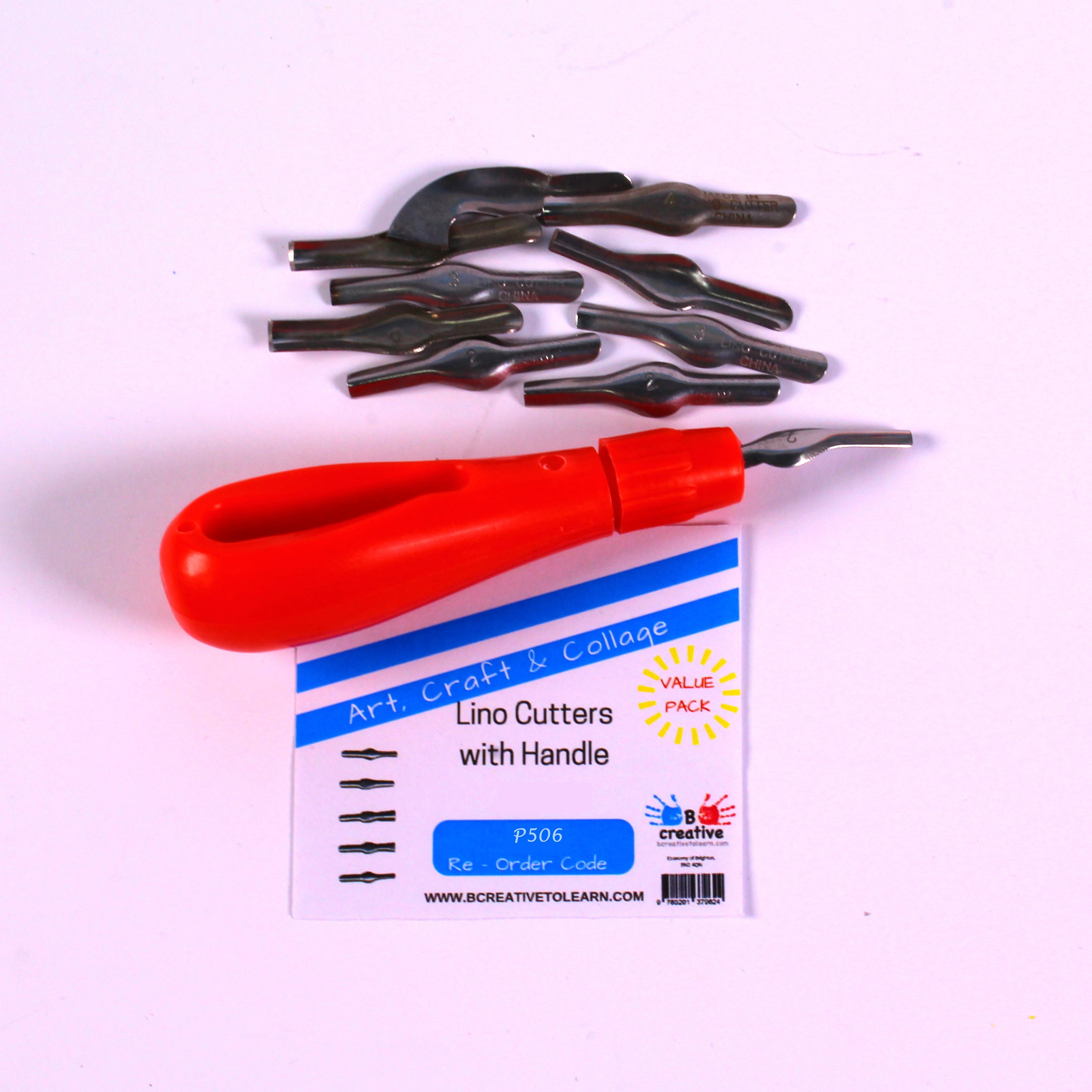 Lino Cutter Tools for Art Printing Includes 1 Handle & 10 | Etsy UK