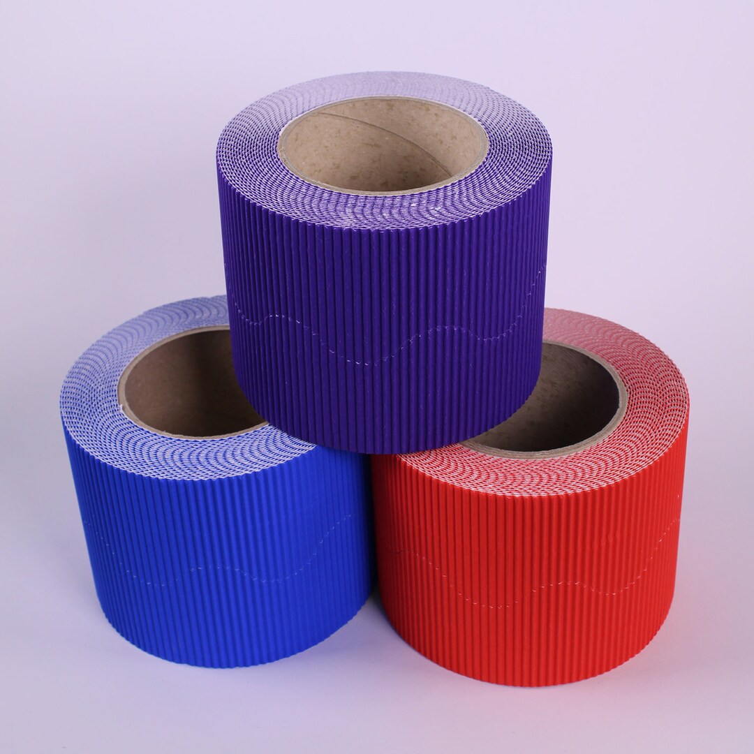 Royal Bright Coloured Wall Display Board Border Corrugated Cardboard ...