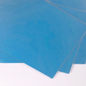 A4 Vibrant Blue Card 50 Sheets Blue Card 160gsm Coloured A4 Printer ...