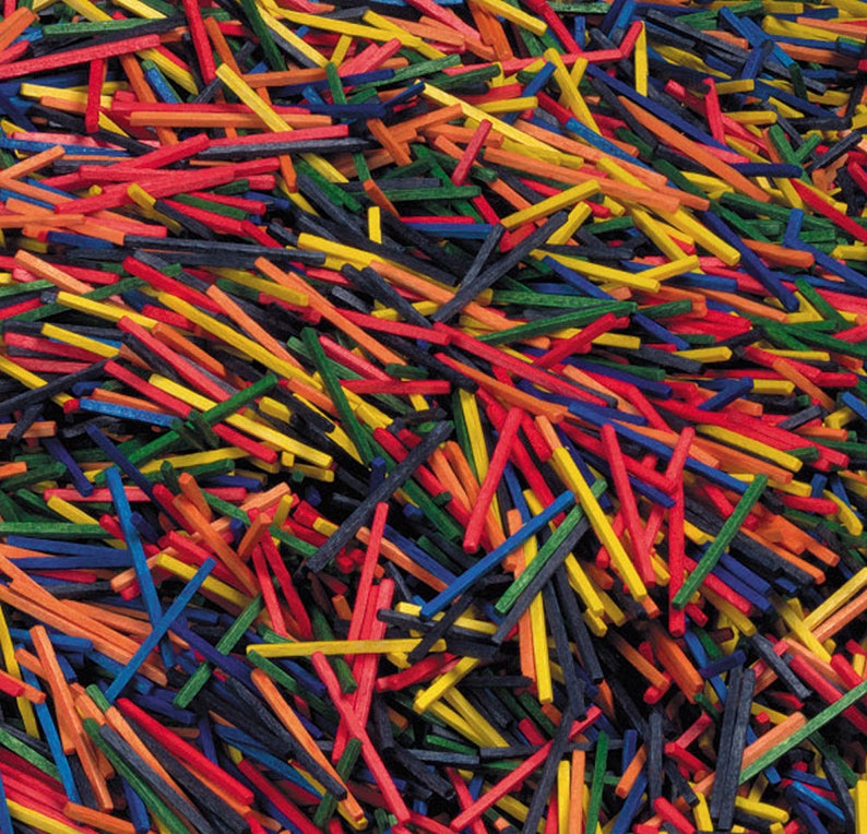 Coloured Wooden Craft Sticks Headless Matchsticks for - Etsy UK
