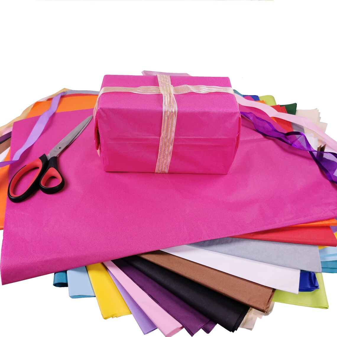 Fuchsia Bright Pink Tissue Paper Sheets Luxury Large Acid Free Art ...