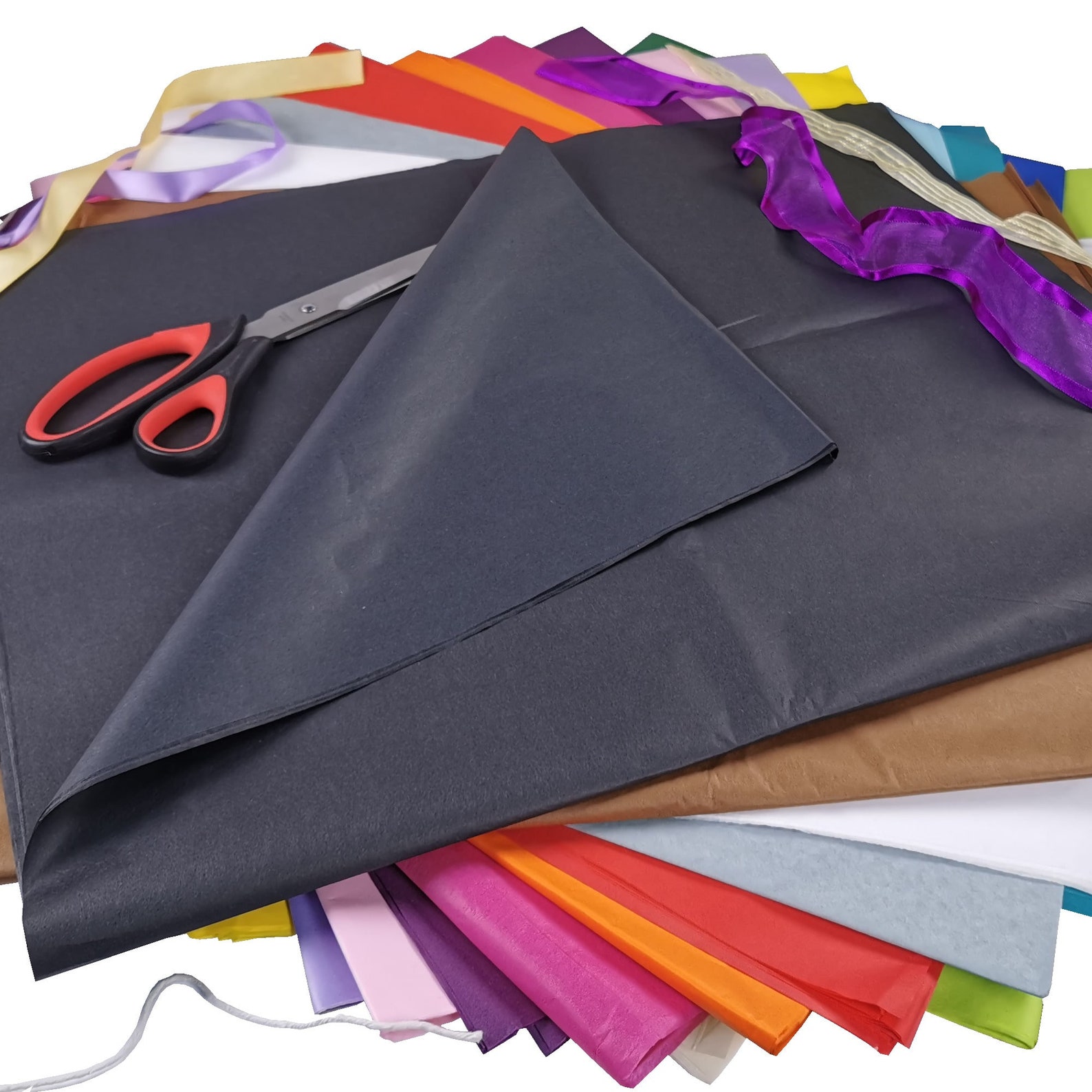 Black Coloured Tissue Paper Sheets Luxury Large Acid Free Art - Etsy UK