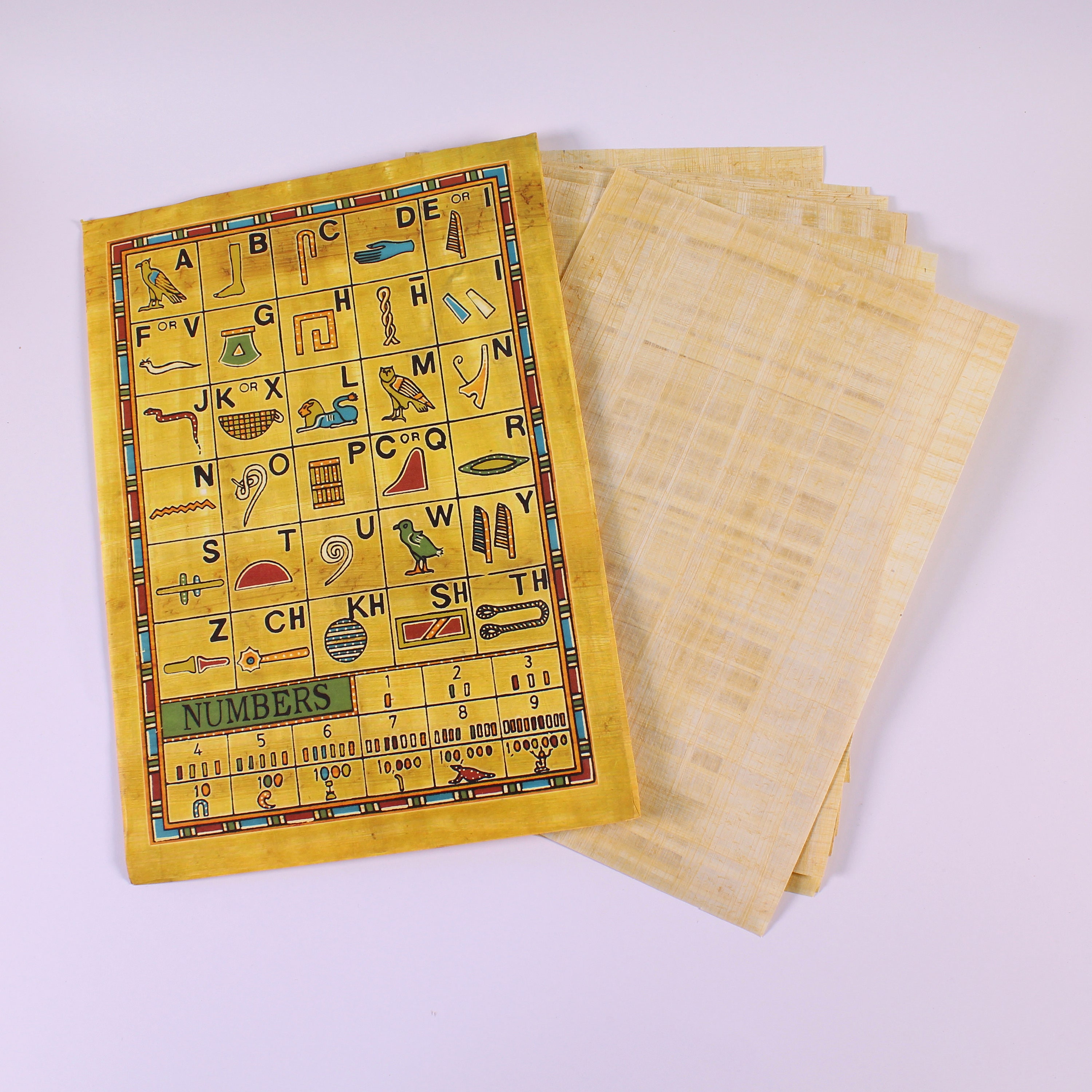 Egyptian Hieroglyphics Papyrus