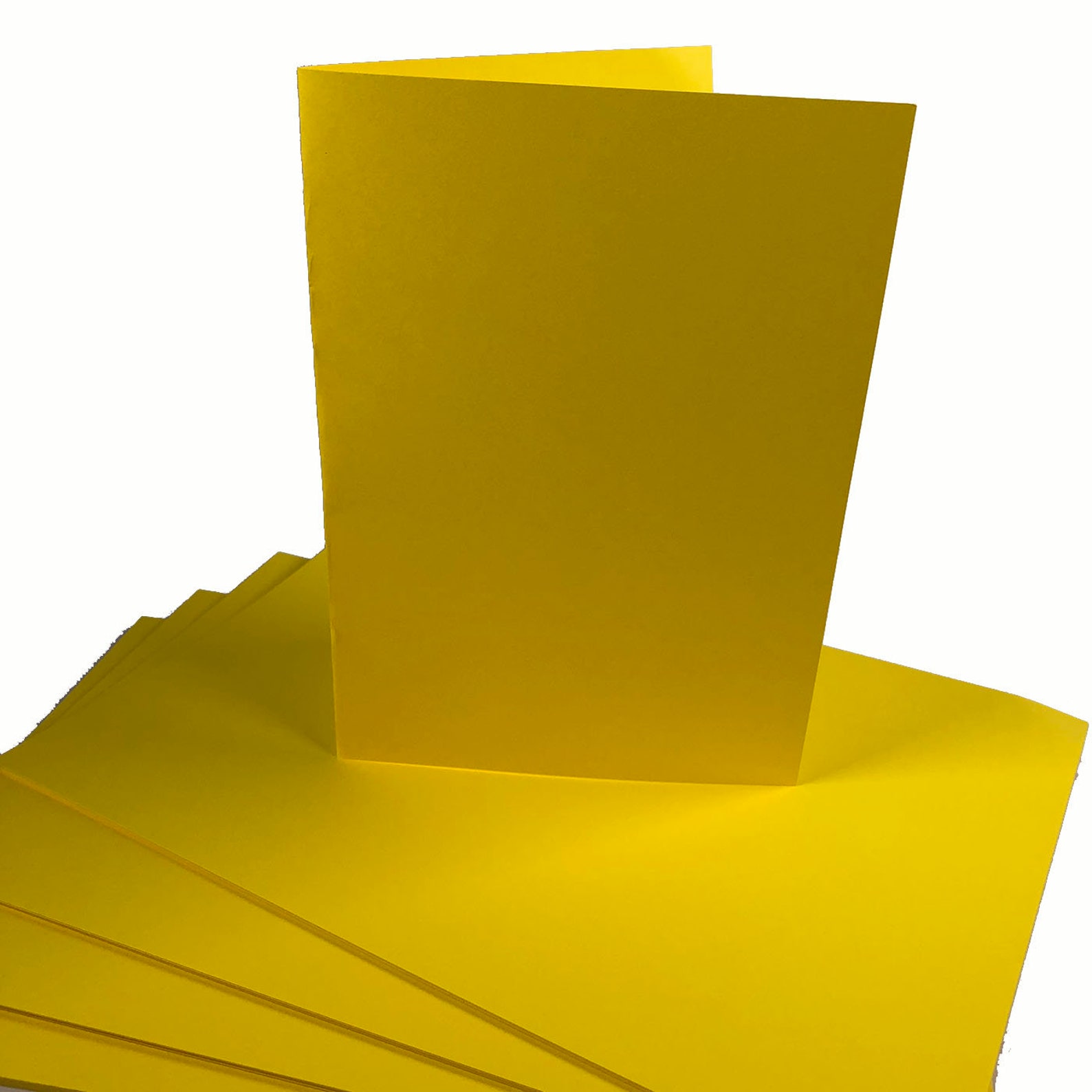 A4 Bright Yellow Card 100 Sheets Yellow Card 160gsm Coloured | Etsy