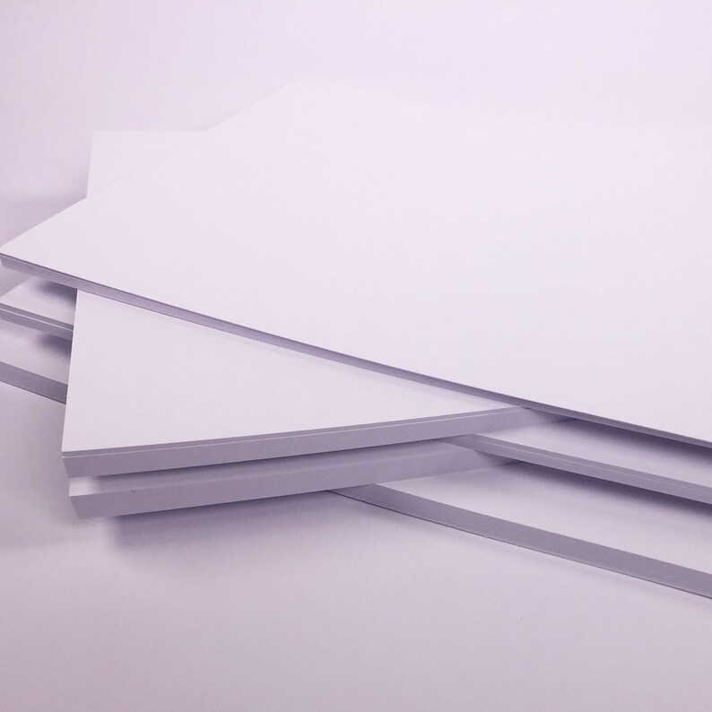A4 Bright White Craft Card Cardstock (300gsm) - 100 Sheets - Etsy UK