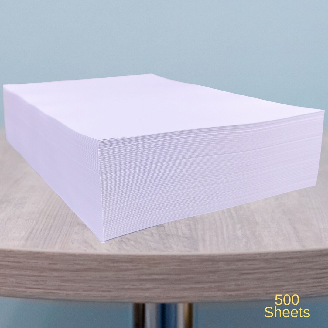 A5 White Printer Paper, 80gsm Smooth Copier Paper - Etsy