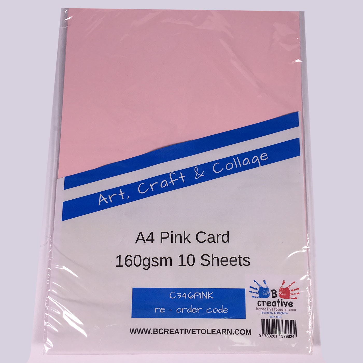 A4 Baby Pink Card 10 Sheets Pink Craft Card 160gsm A4 Coloured Printer ...
