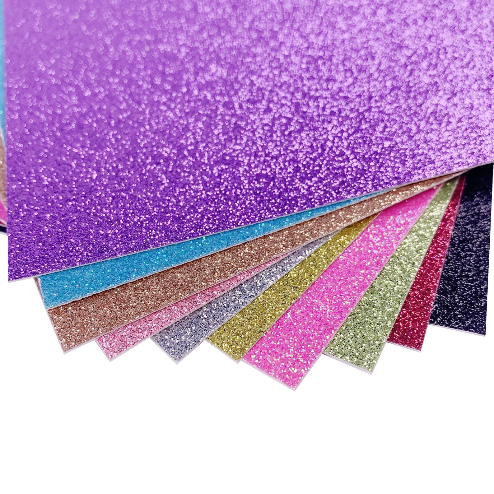 A6 Glitter Cardstock, 280gsm, Assorted Colors, Scrapbooking Supplies ...