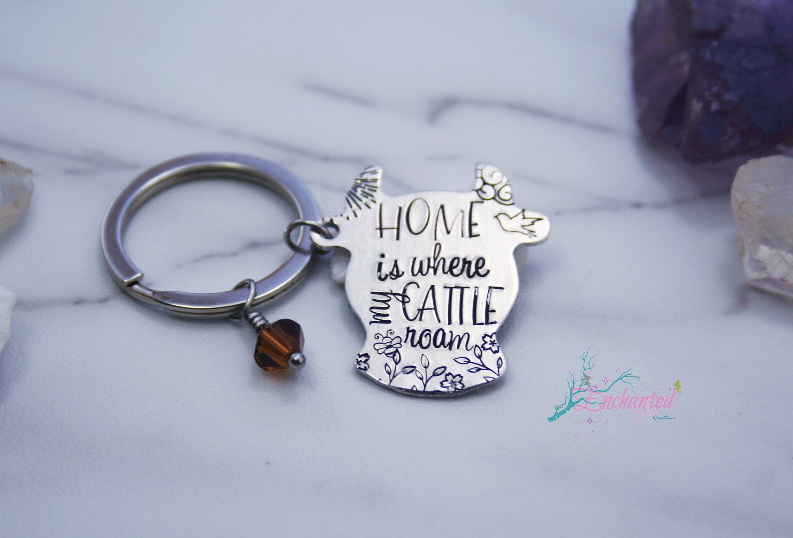 Cute Cowgirl Keychain - Country Aesthetic Keychain - Great for Garden ...