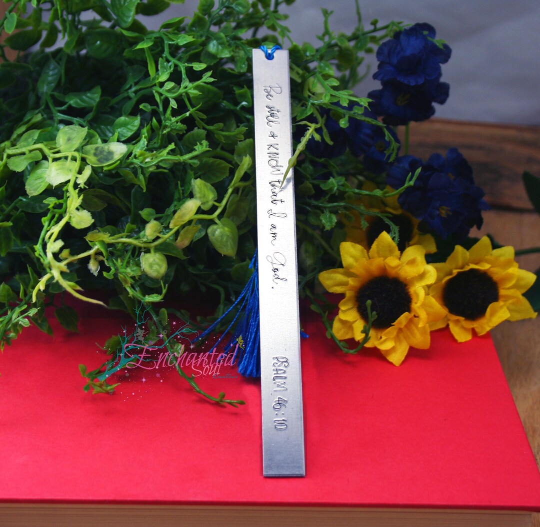 Be Still Metal Bookmark - Bible Verse Bookmarks - Christian Gifts for ...