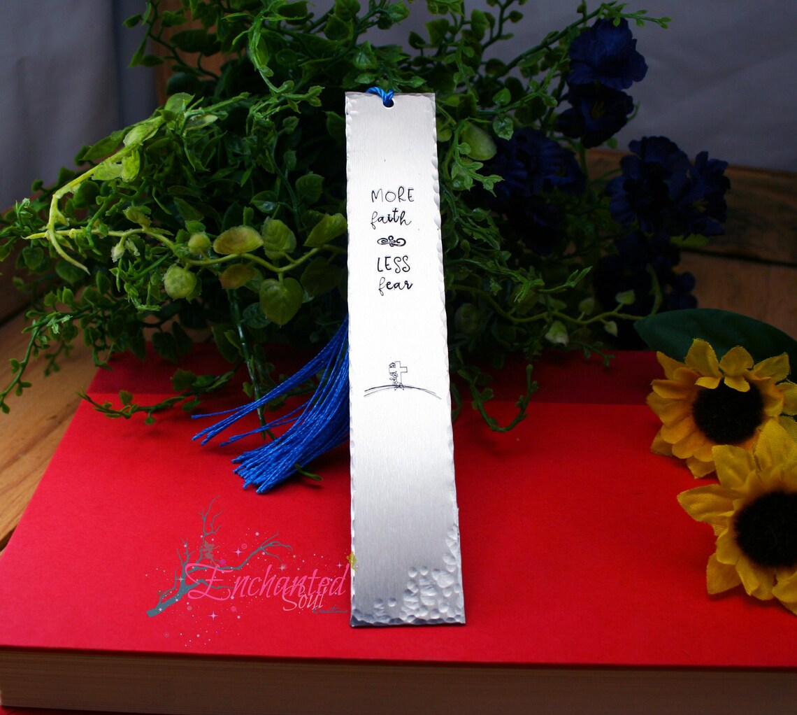 Faith Based Metal Bookmarks - Christian Themed Baptism Gifts - Book ...