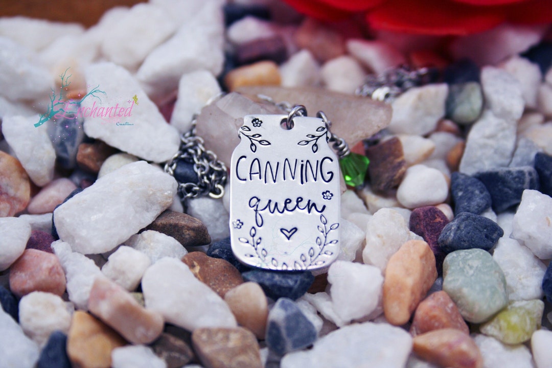 Dainty Canning Queen Necklace - Sustainable Homesteading Gifts - Plant ...