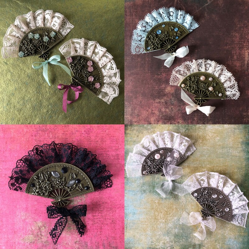 Lace Fan - Etsy