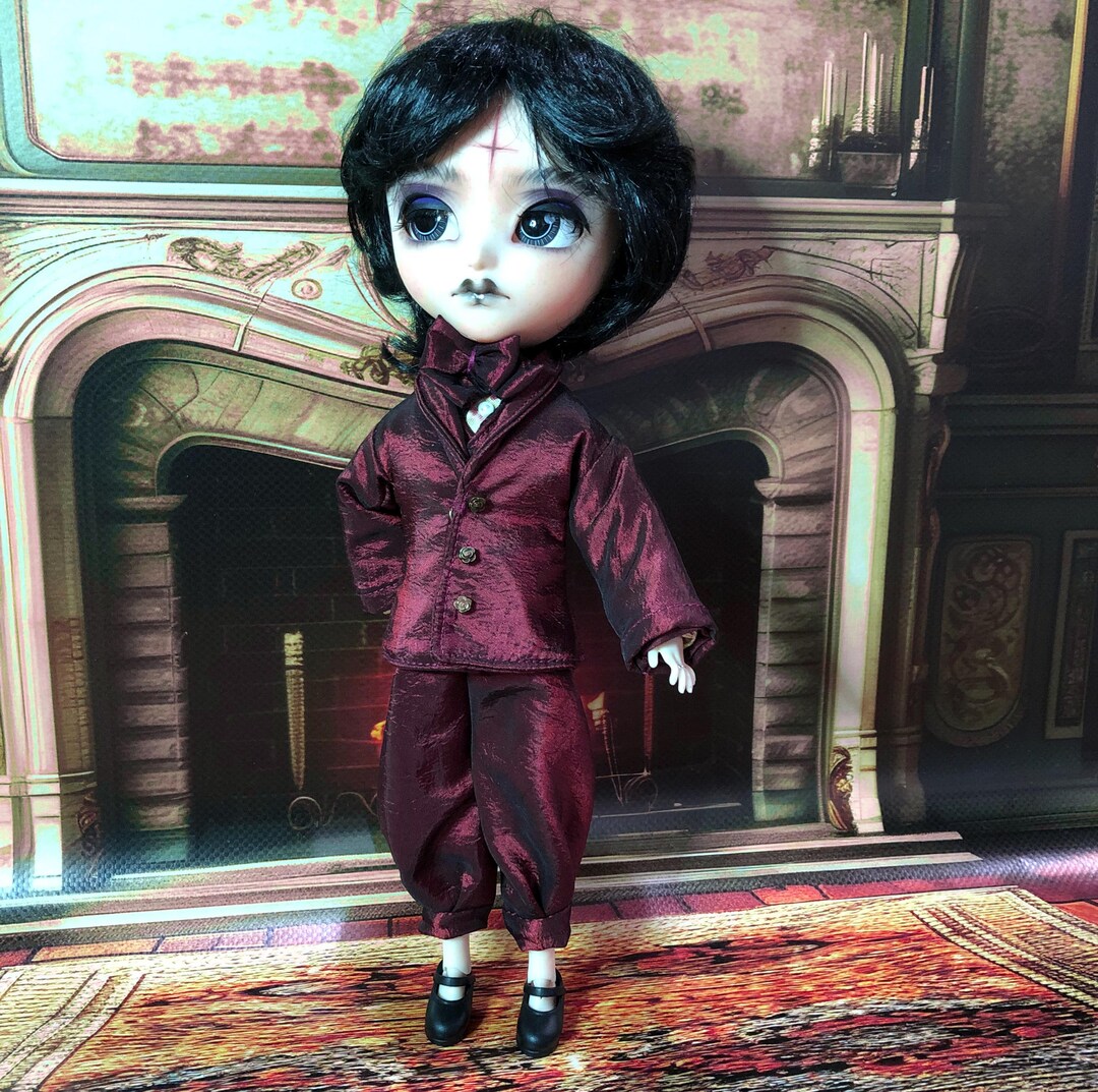 Oscar Garnet Red Costume, for Blythe Boy or Isul - Etsy