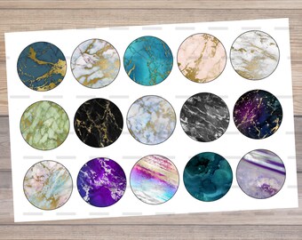 12mm Geode Images / INSTANT DOWNLOAD / Printable Digital - Etsy