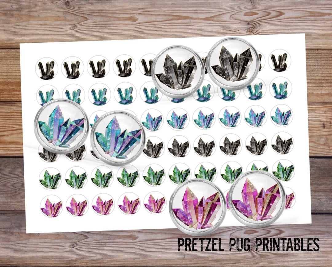 Geode Crystal Images / 12mm Geodes / INSTANT DOWNLOAD / Printable ...