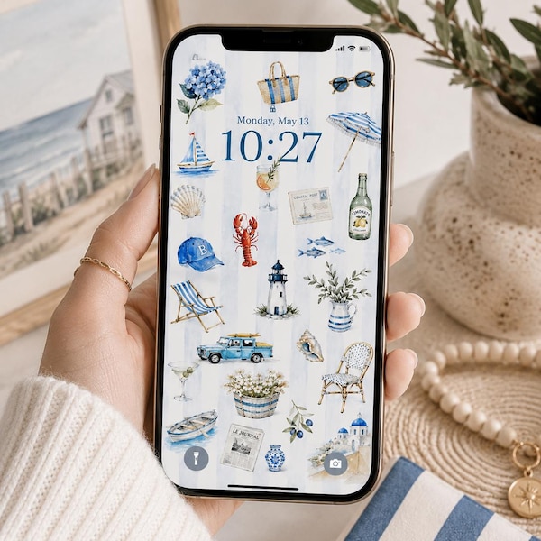 Wallpaper Sea Glass - Etsy