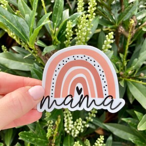 Mama Sticker, Mama Stickers, Mom Stickers, Girl Mom Sticker, Rainbow ...