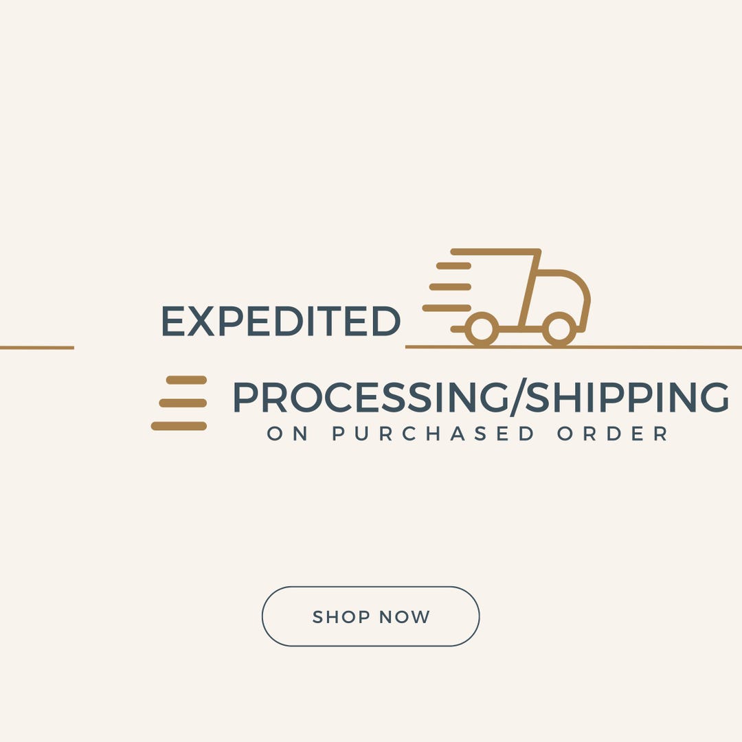 Expedited Processing/shipping - Etsy