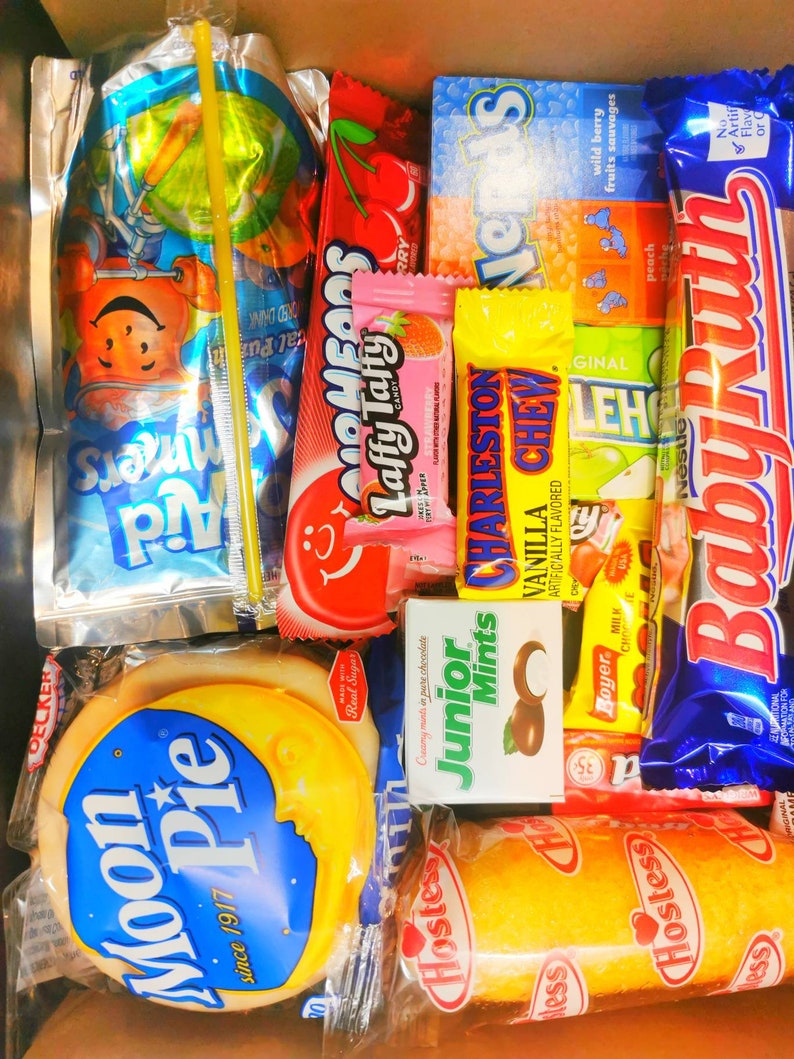 American Candy Mystery Box USA Sweets Treats & Sodas - Etsy
