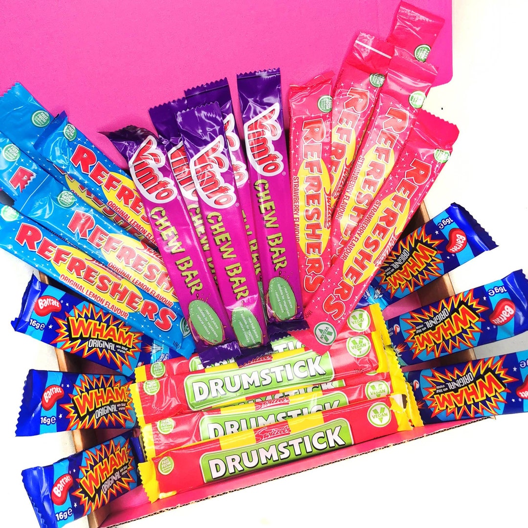 Mega Jumbo Chew Bar Mix! Drumsticks, Wham, Refreshers, Vimto Bars - Etsy UK