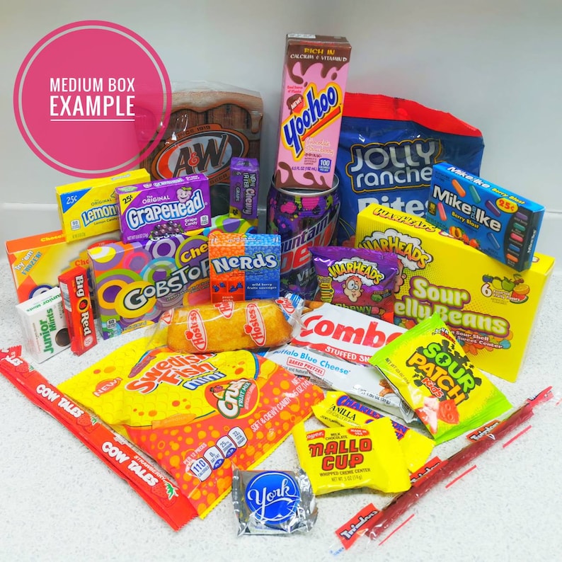 American Candy Mystery Box USA Sweets and Sodas Perfect Gift - Etsy