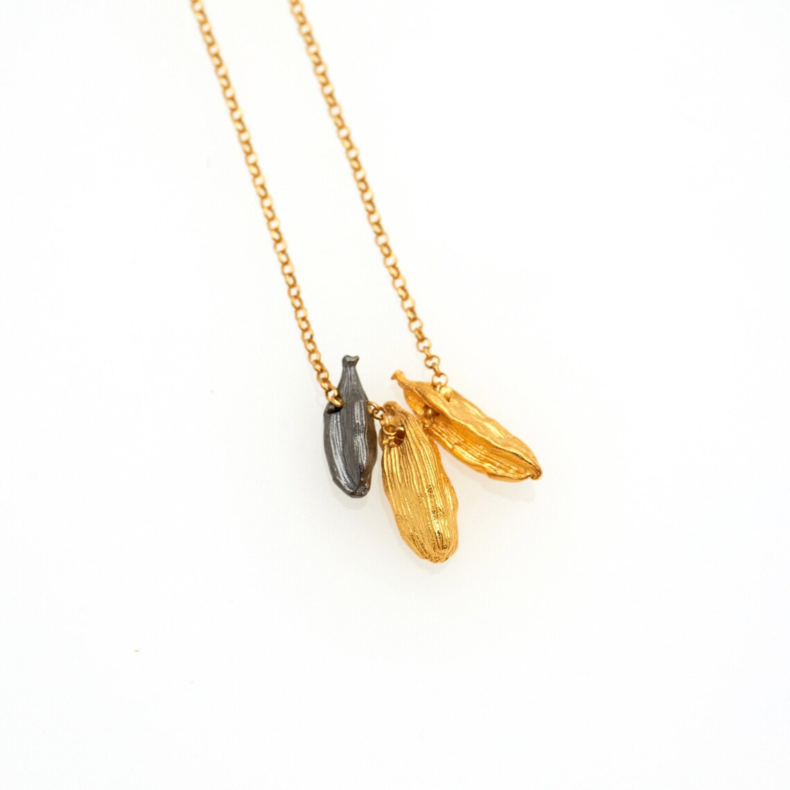 Greek Culinary Gift, Cardamom Necklace Silver, Tea Lover Spice Necklace ...
