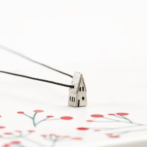 Miniature House Necklace Sterling Silver House Necklace New - Etsy