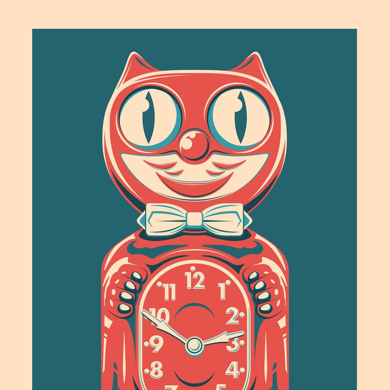 Rhinestone Clock - Etsy