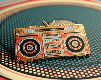 Boombox 1980 Enamel Pin HIP HOP TROOPER Special Edition - Etsy