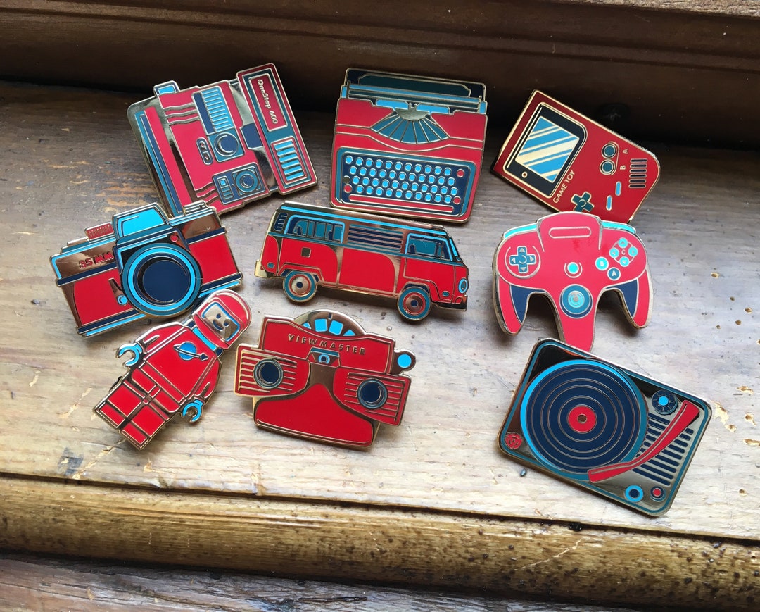 Golden Age Enamel Pins - Etsy