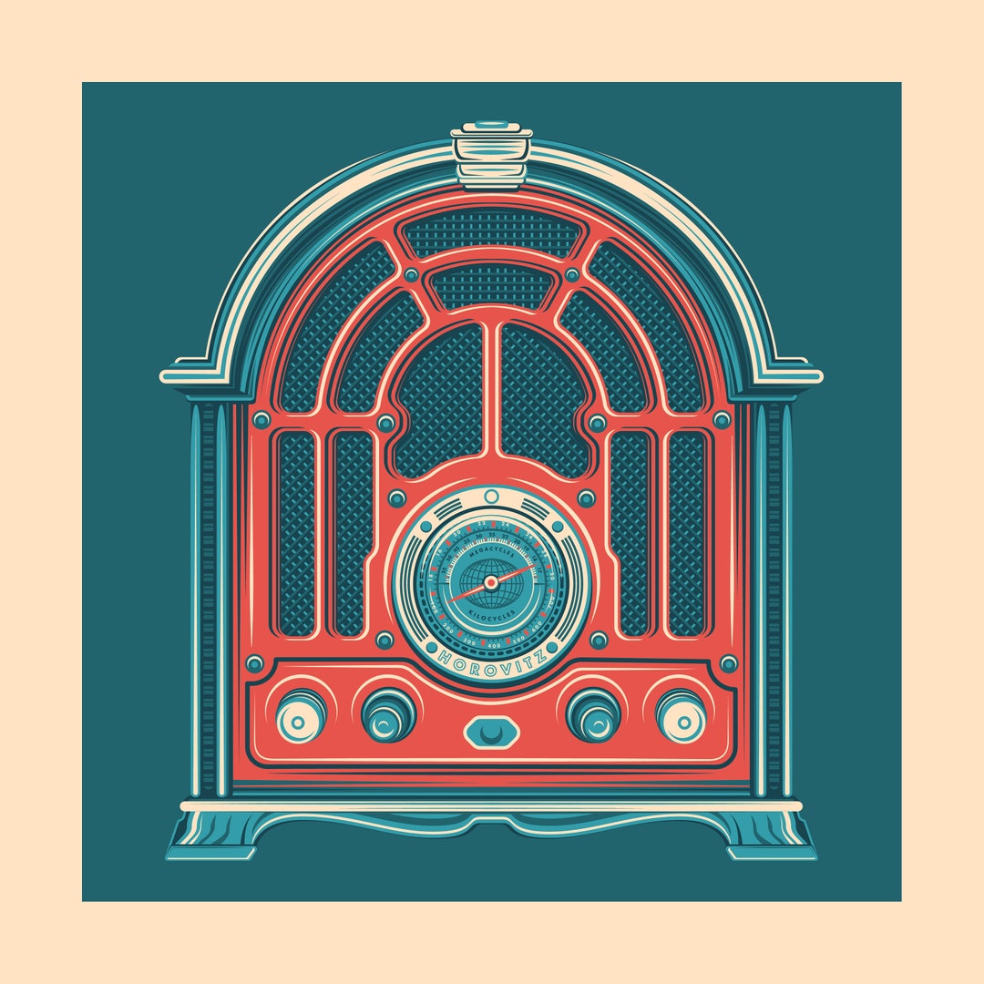Cathedral Radio Screenprint - Etsy