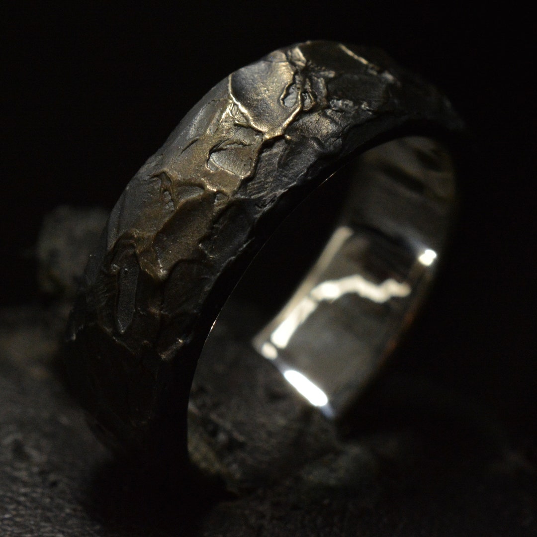 Into the Fire Jewelry - Fire Forged Standard Band • .925 Sterling ...