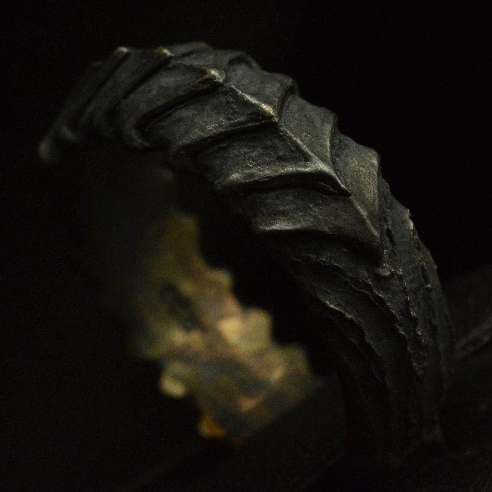 Into the Fire Jewelry - Black Knight Armor Ring • .925 Sterling Silver ...