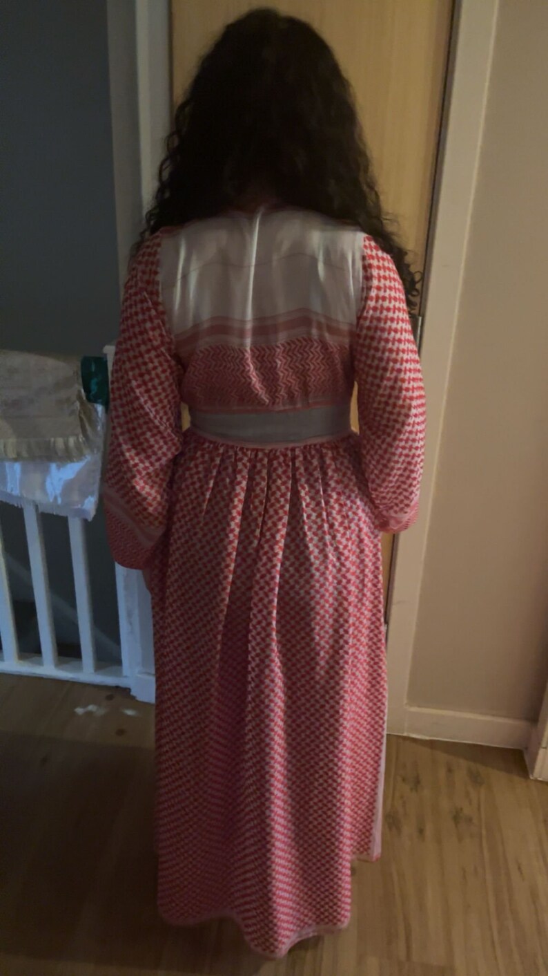Kuffiyeh Abbaye Dress Jordanian Palestinian Pattern - Etsy
